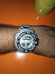 TIMEWEAR Analog Digital Sports Stainless Steel Chain Watch for Men ...