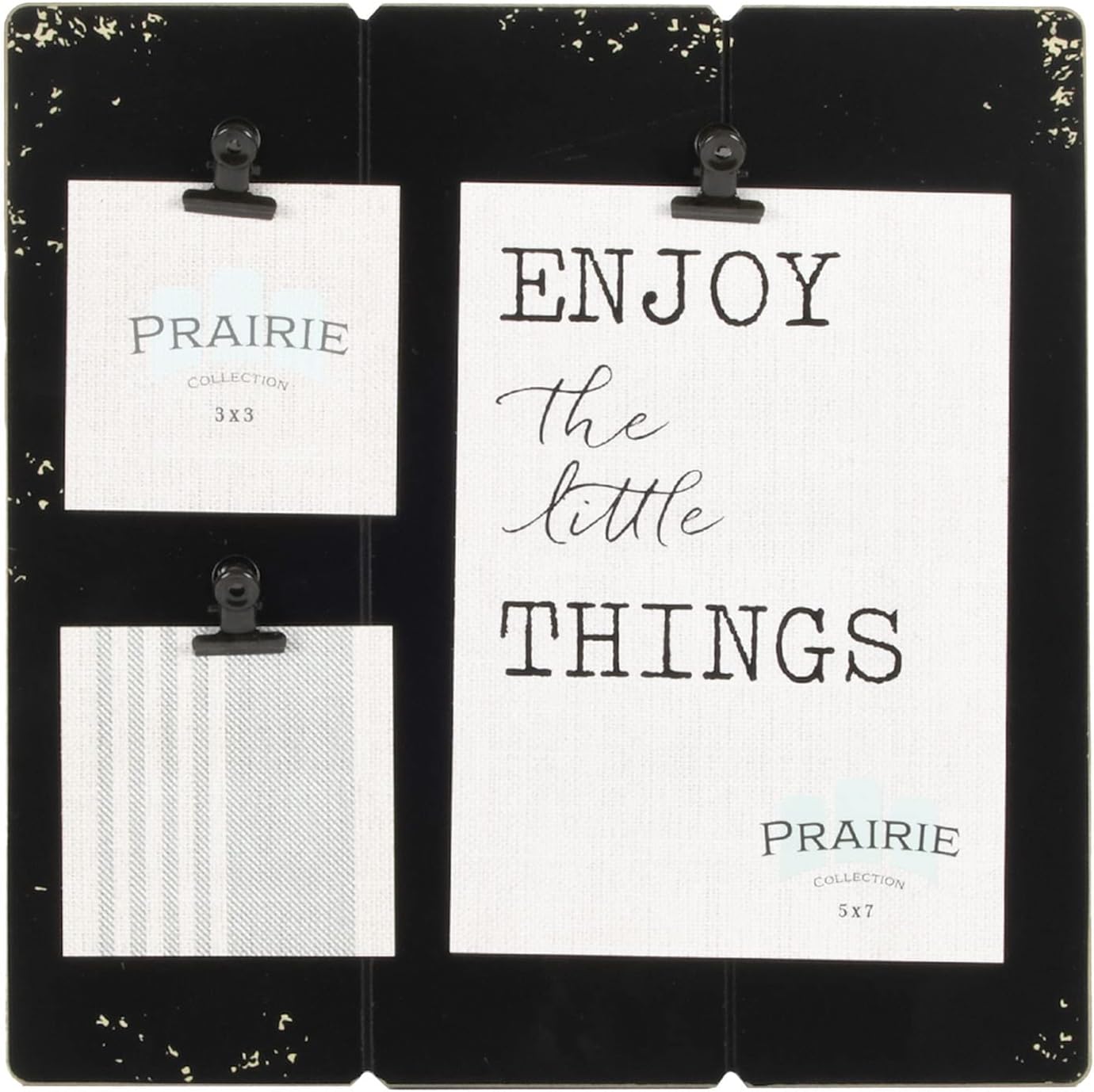 Amazon.com - Haven Home Décor 3 Opening Rustic White Plank Collage ...