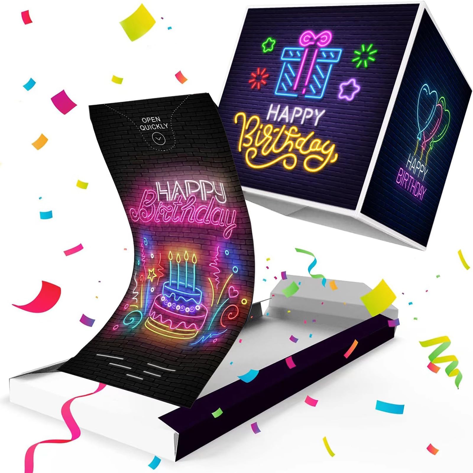 Amazon.com : Notta&Belle FEEL LOVE EVERY MINUTE «BOOM» Birthday Card ...