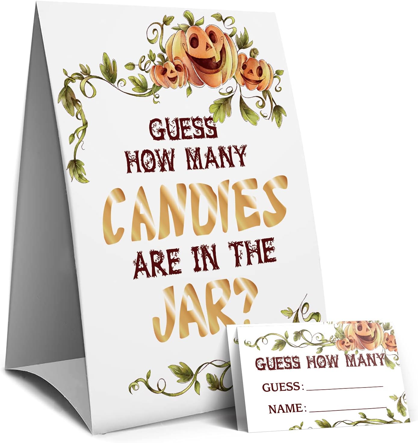 Pumpkin Candy Guessing Game - Halloween, Baby Australia | Ubuy