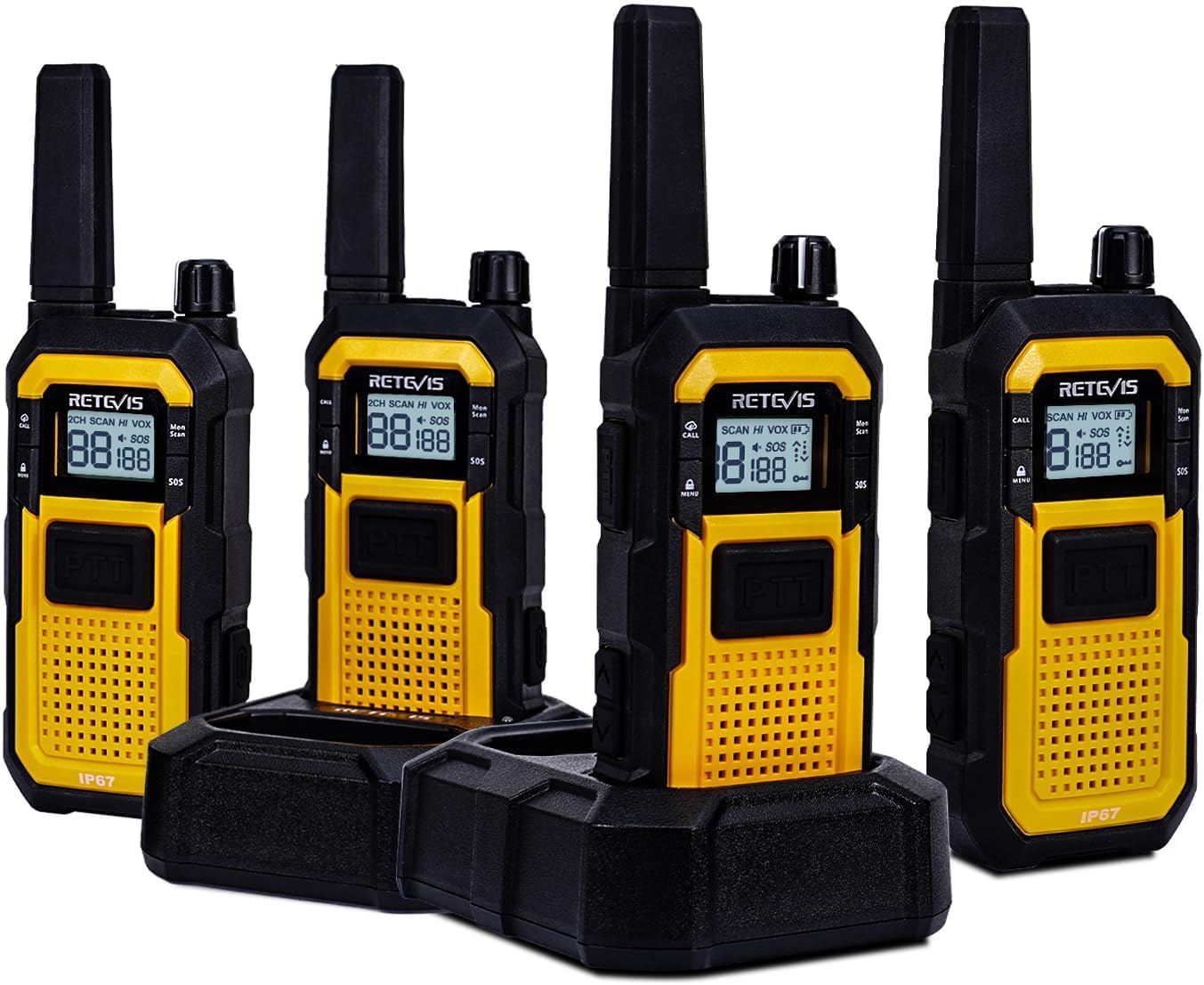 Amazon.com: Cobra PR562BLT Walkie Talkies Pro Series 28-Mile Bluetooth ...