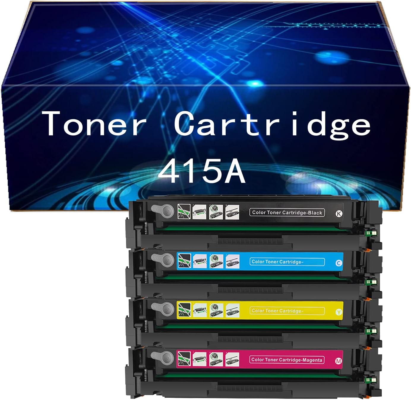 Amazon.com: 415A Toner Cartridge is Applicable to for HP Laser Jet Pro ...