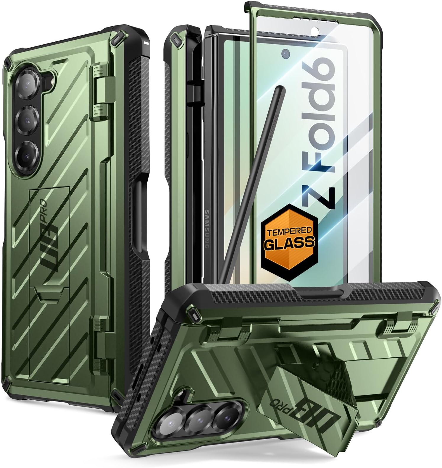 Amazon.com: FNTCASE for Samsung Galaxy Z-Fold-6 Case: Strong Magnetic ...