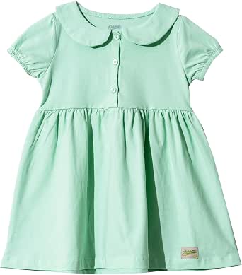 Amazon.com: Kidddio Baby and Toddler Girl Dress Short Sleeve Buttoned ...