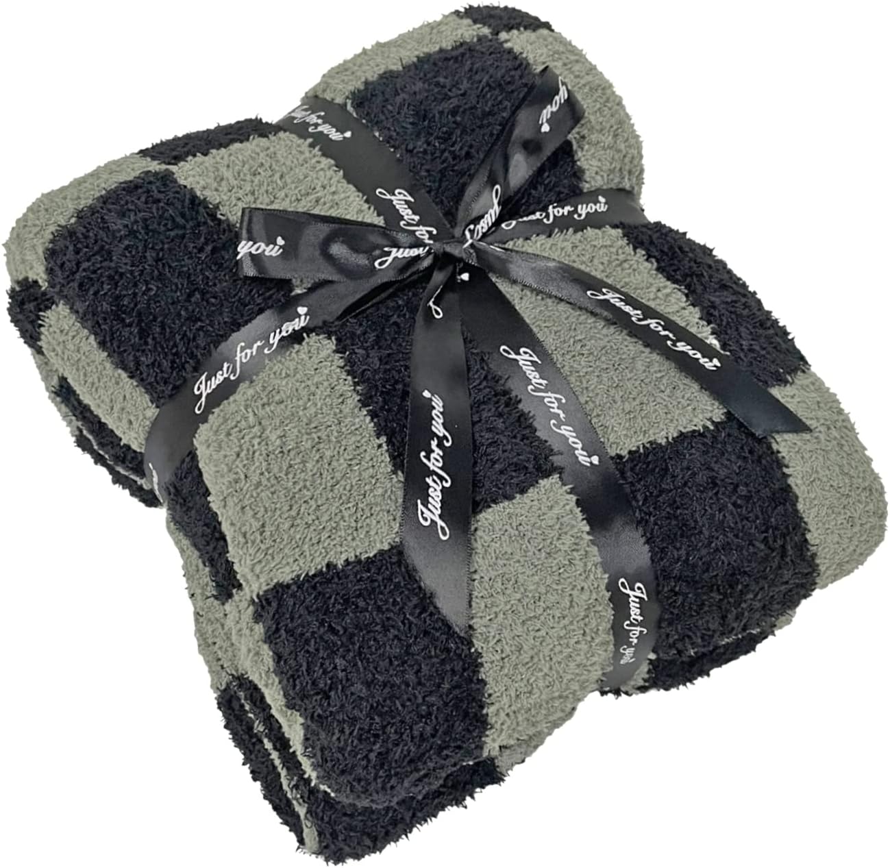 Amazon.com: Soft Checkered Throw Blanket, Ultra Cozy Knit Throw Blanket ...