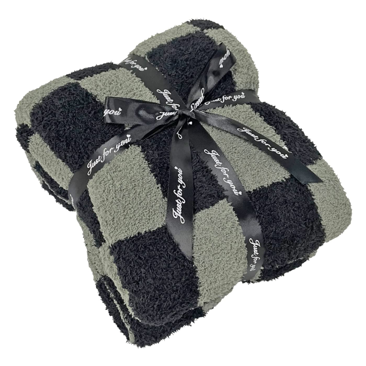 Amazon.com: Soft Checkered Throw Blanket, Ultra Cozy Knit Throw Blanket ...
