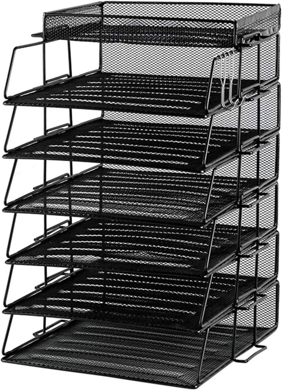 Amazon.com: XD Designs Stackable Paper Tray Desk Organizer, 6 Tier ...