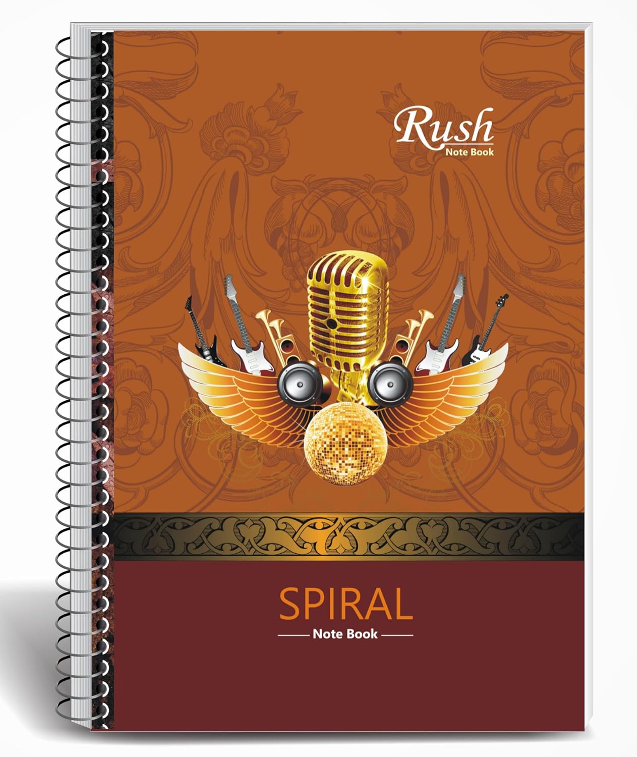 RUSH NOTE BOOKS Rush Premium A4 Size Spiral Notebook Ruled 500 Pages ...