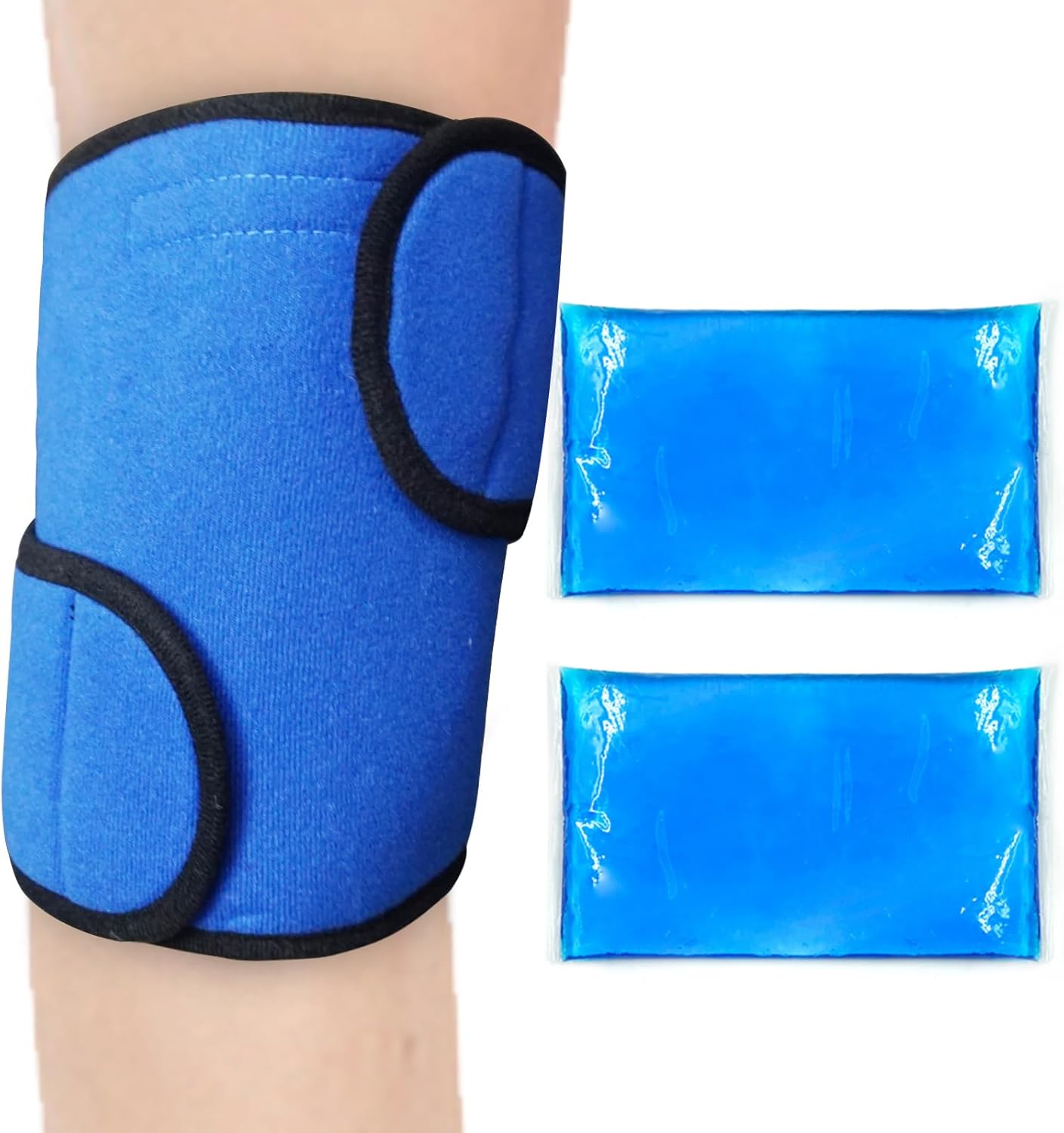 Knee Ice Pack for for Injury, Reusable Hot Cold Ice Gel Pack for ...