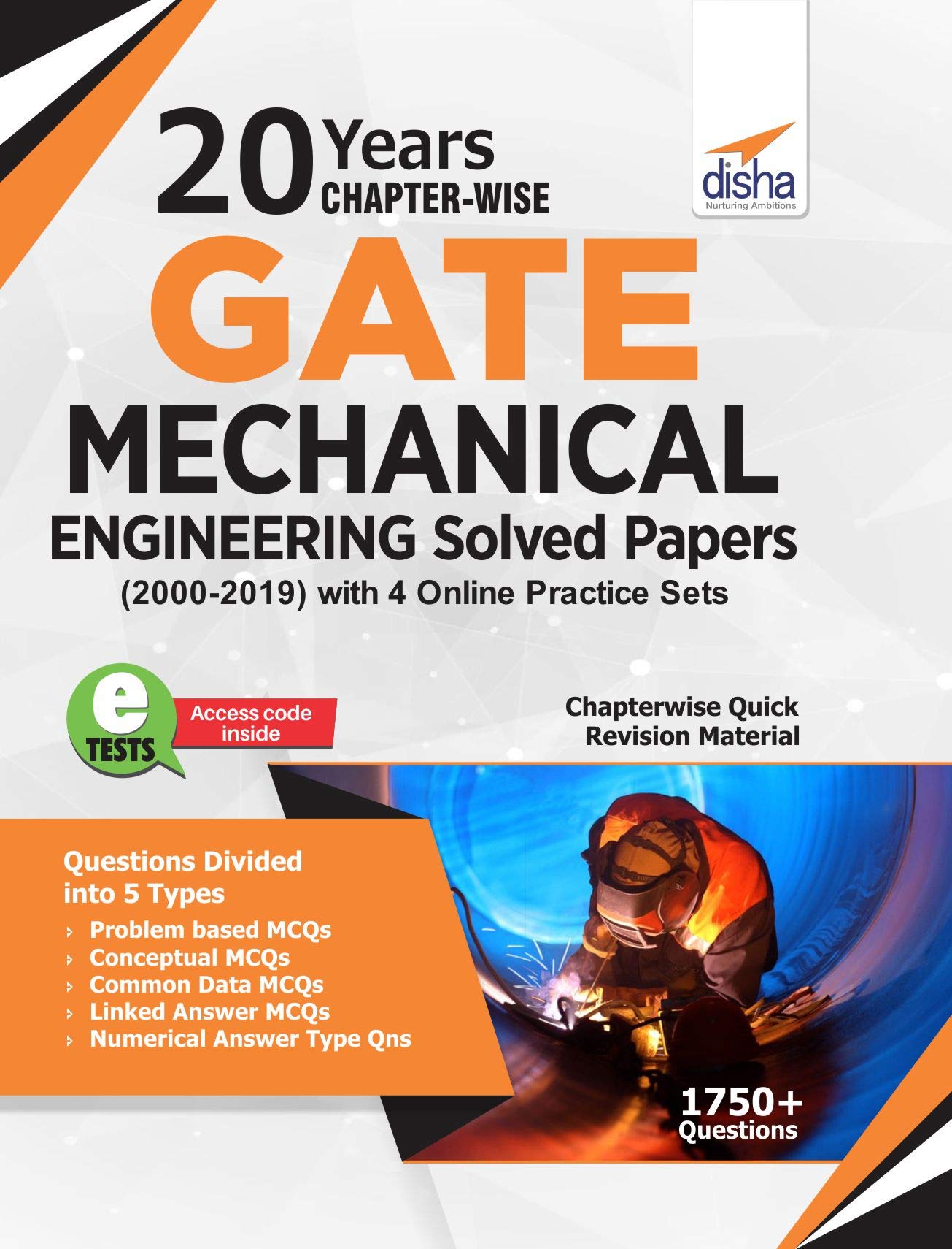 Buy 20 years Chapter-wise GATE Mechanical Engineering Solved Papers ...