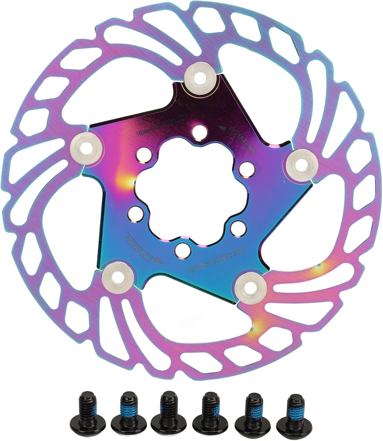 Amazon.com: VBESTLIFE Disc Brake Rotor, 140mm 160mm 180mm 203mm ...