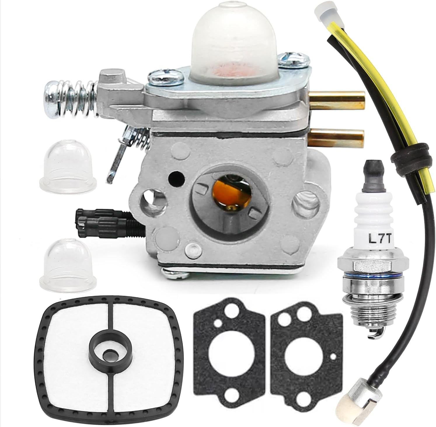 Amazon.com: SRM-2100 Carburetor with Tune Up Kit for Echo SRM-2110 Replacement for Echo PP-800 ...