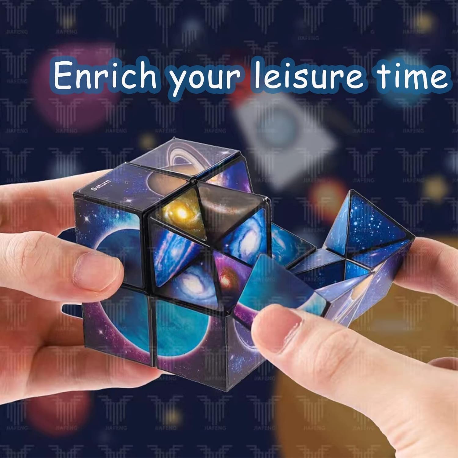Magic Star Cube 2 in 1-2×2 Galaxy Magic Cube, Children’s Intellectual ...
