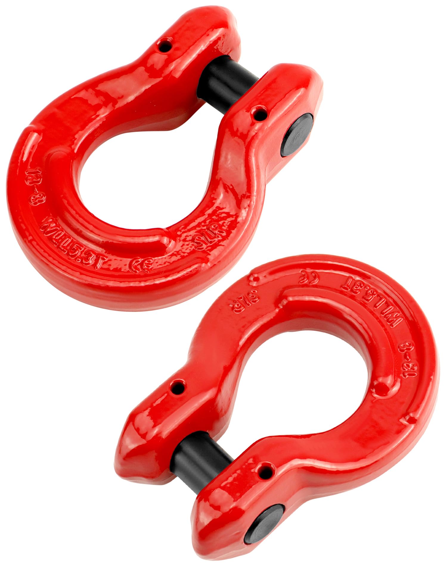 Amazon.com: QWORK Omega Coupling Link Grade 80, 2 Pcs 12000 lbs Load ...