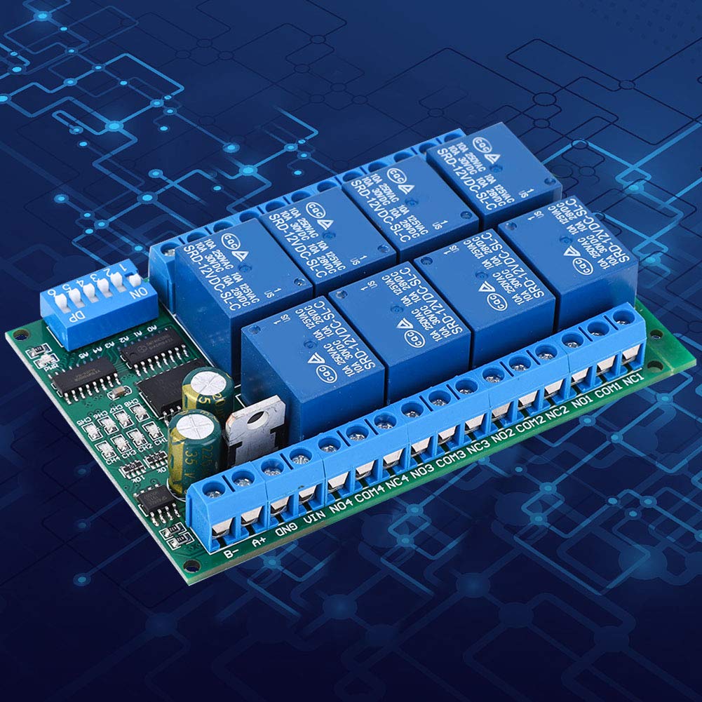 RS485 Programmable Relay Control Board DC 12V - RS485 Programmable ...