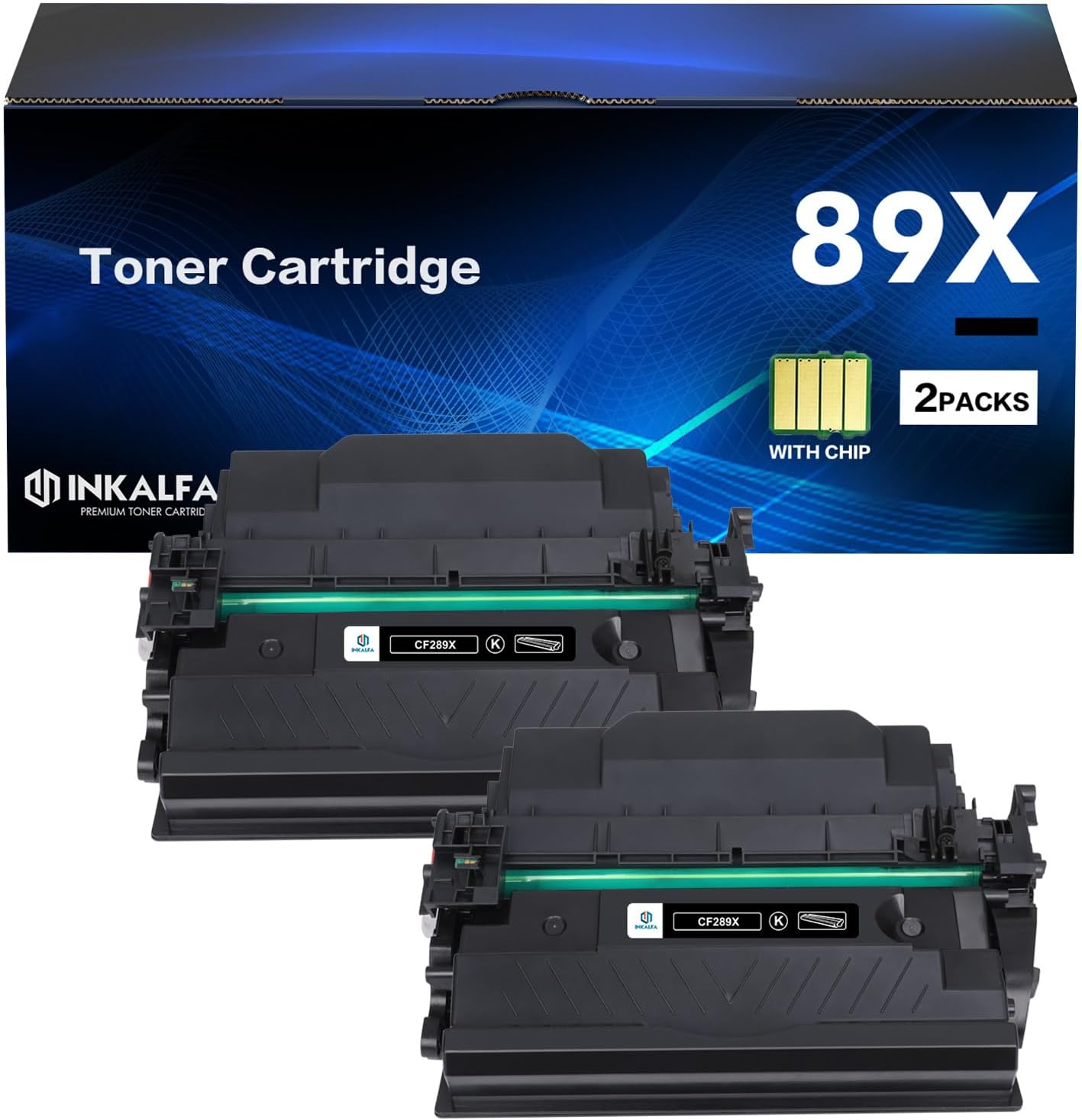 Amazon.com: HP 89X Black High-yield Toner Cartridge | Works with HP ...