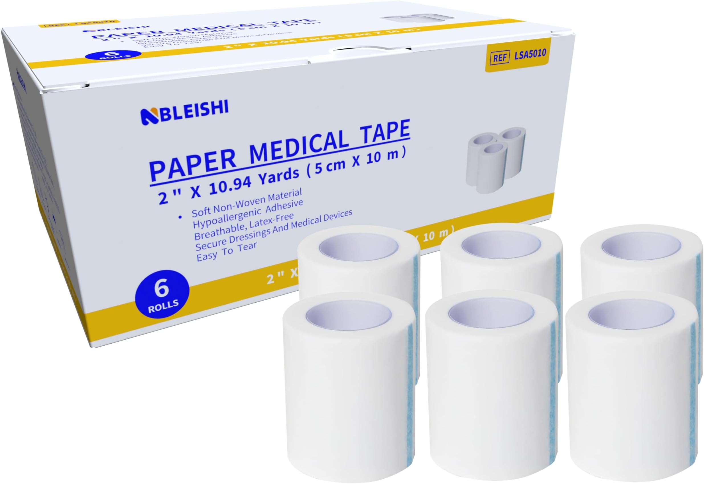 Amazon.com: Nexcare Gentle Paper Tape, Medical Paper Tape, Secures ...