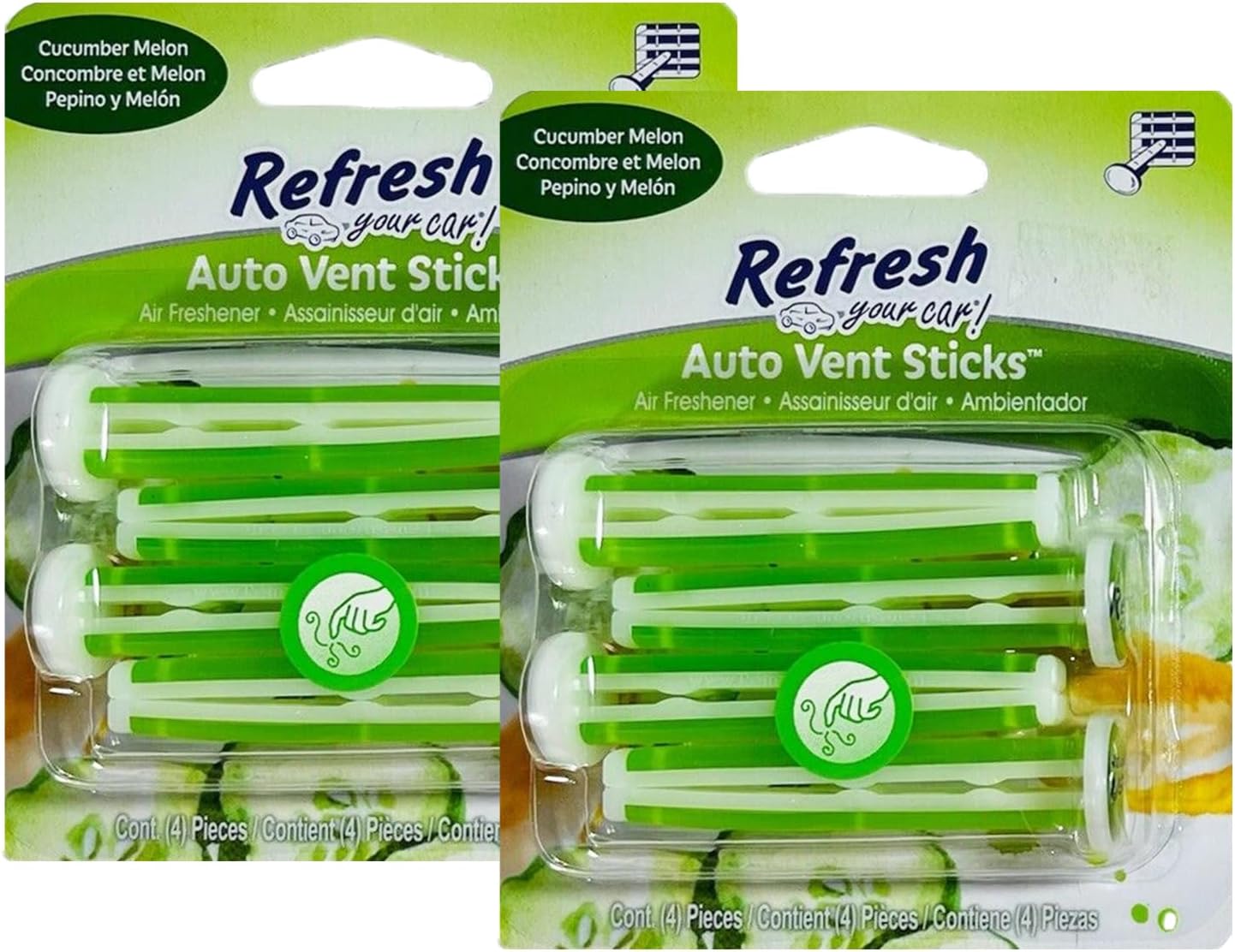 Amazon.com: Refresh Your Car! Car Air Fresheners Vent Sticks, Odor ...