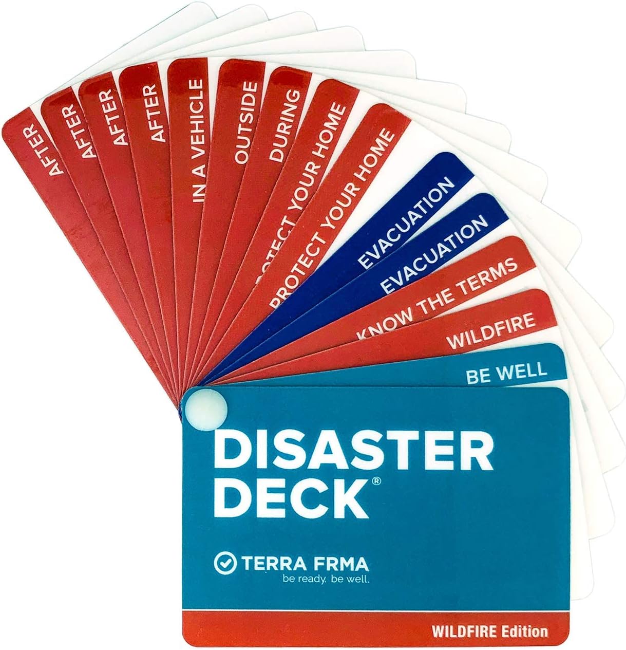 Amazon.com: WILDFIRE DISASTER DECK - Pocket Size Emergency Survival ...