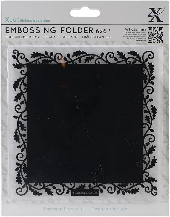 Amazon.com: docrafts XC515140 Xcut Universal Embossing Folder-Oak ...