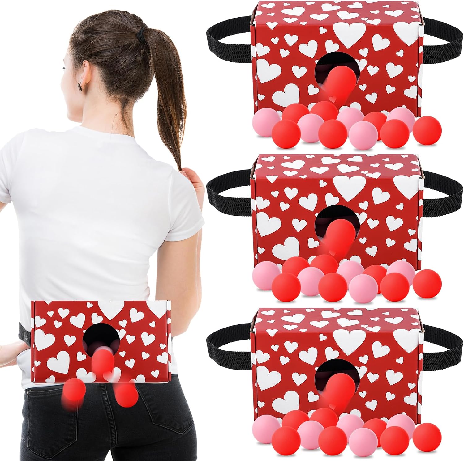 Amazon.com: Shyyween 4 Pack Valentine's Day Party Game, Shaking Swing ...