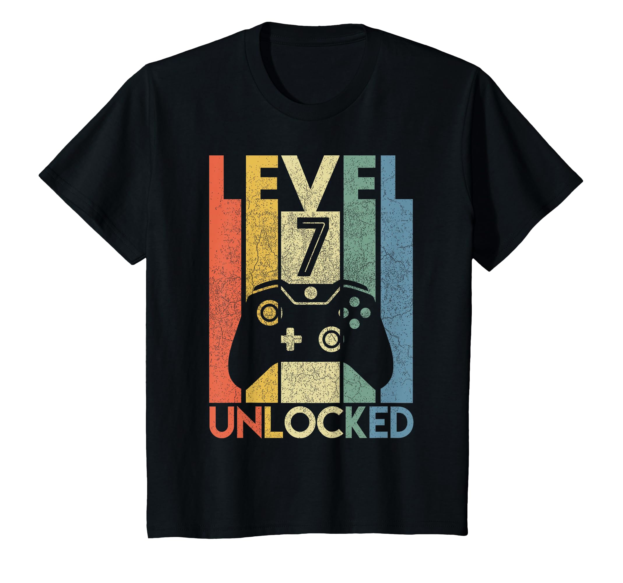 Amazon.com: Level 7 Unlocked Funny Video Gamer 7th Birthday Gift T ...