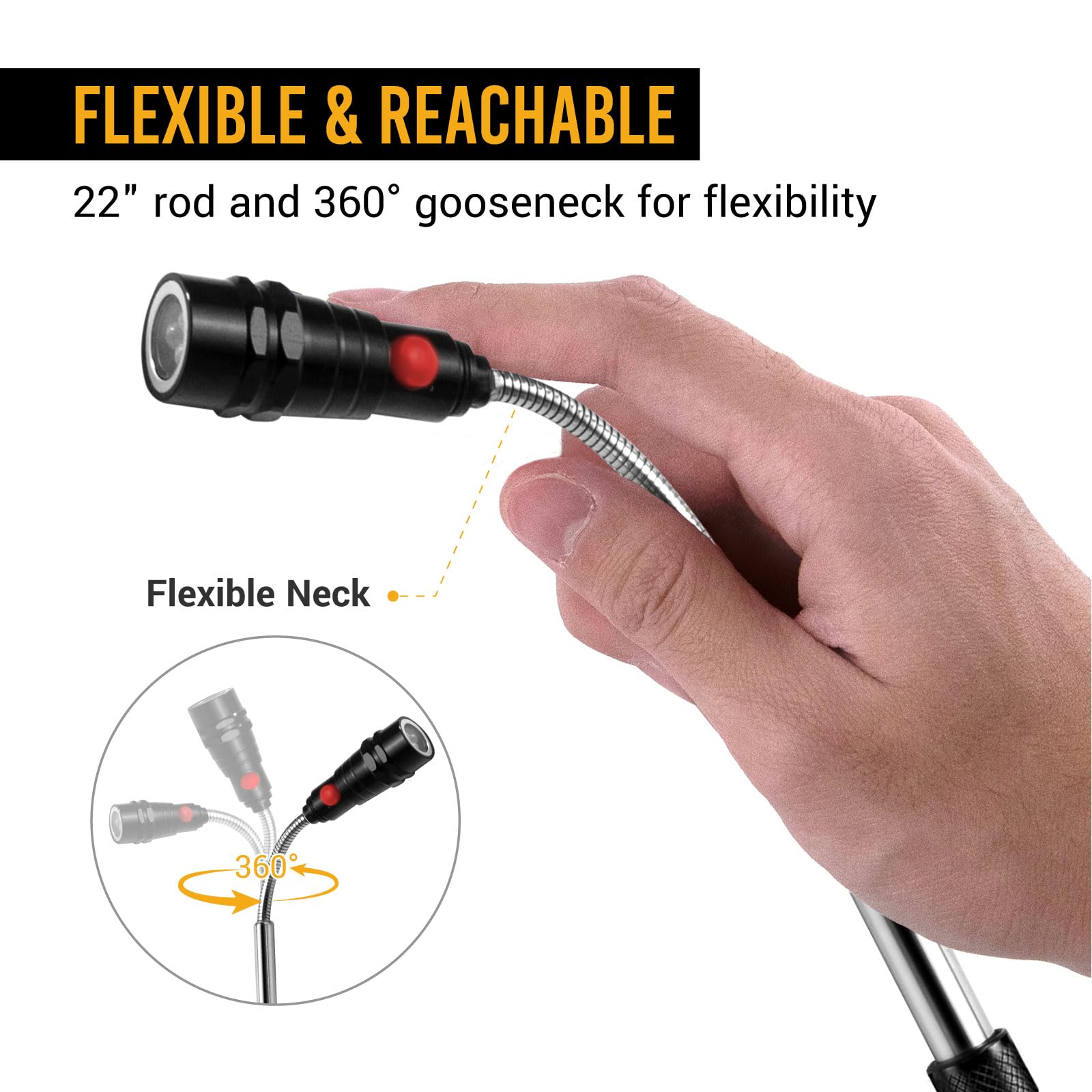 Snapklik.com : EWK 5 Pcs LED Telescoping Magnetic Pick-Up Tool Set ...