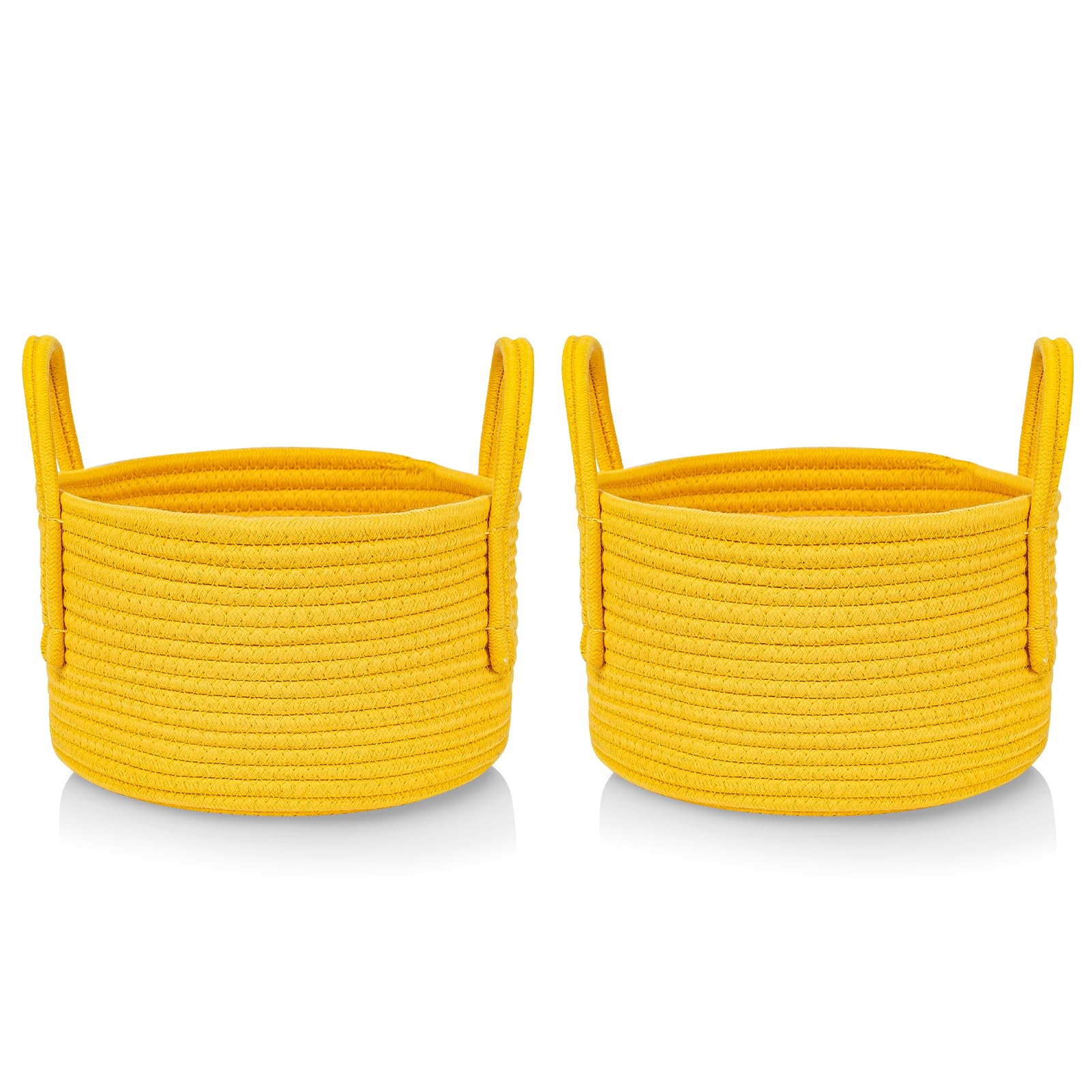 Amazon.com: CubesLand Baby Kids Small Toy basket，Cute Cat&Dog Woven ...