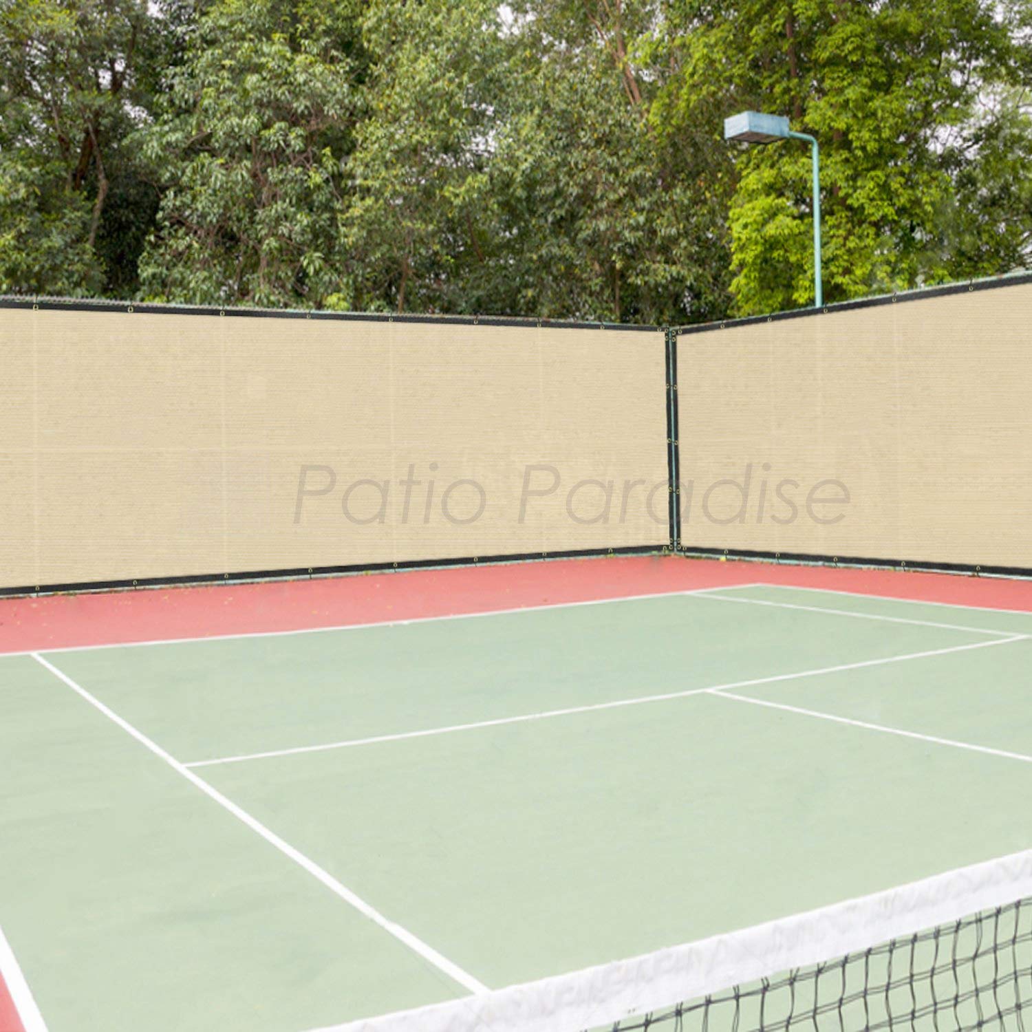 Snapklik.com : Patio 6 X 16 Fence Privacy Screen Beige Commercial Grade ...