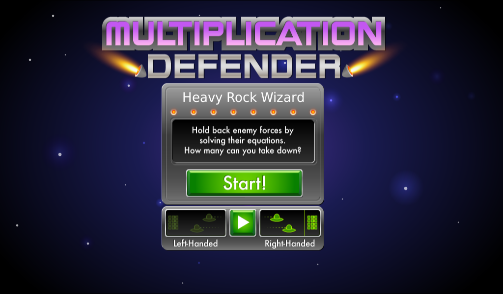 Multiplication Defender: Heavy Rock Wizard - App on Amazon Appstore