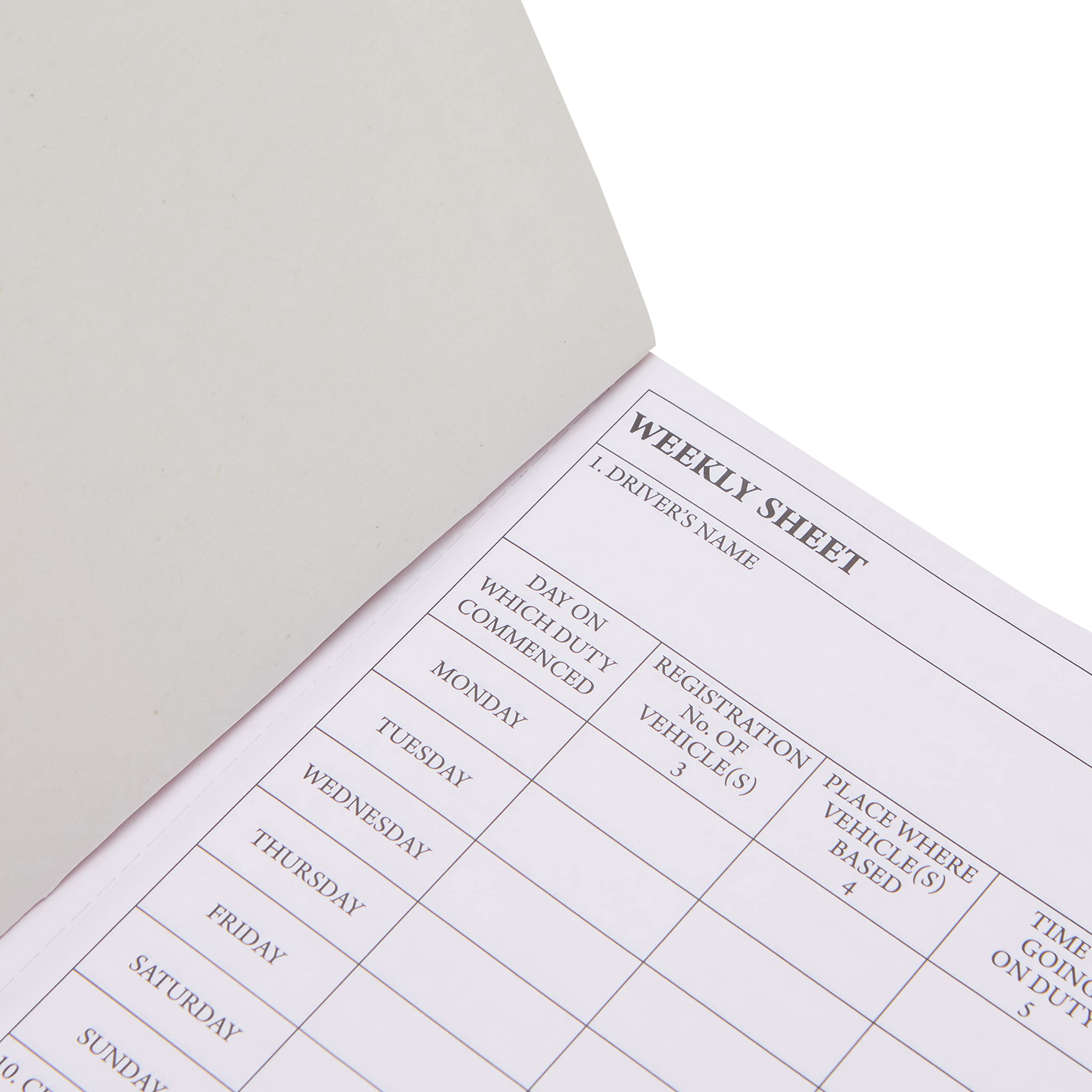 Tachograph Record Book Tachpro Tachograph Driver's Daily Record Book ...