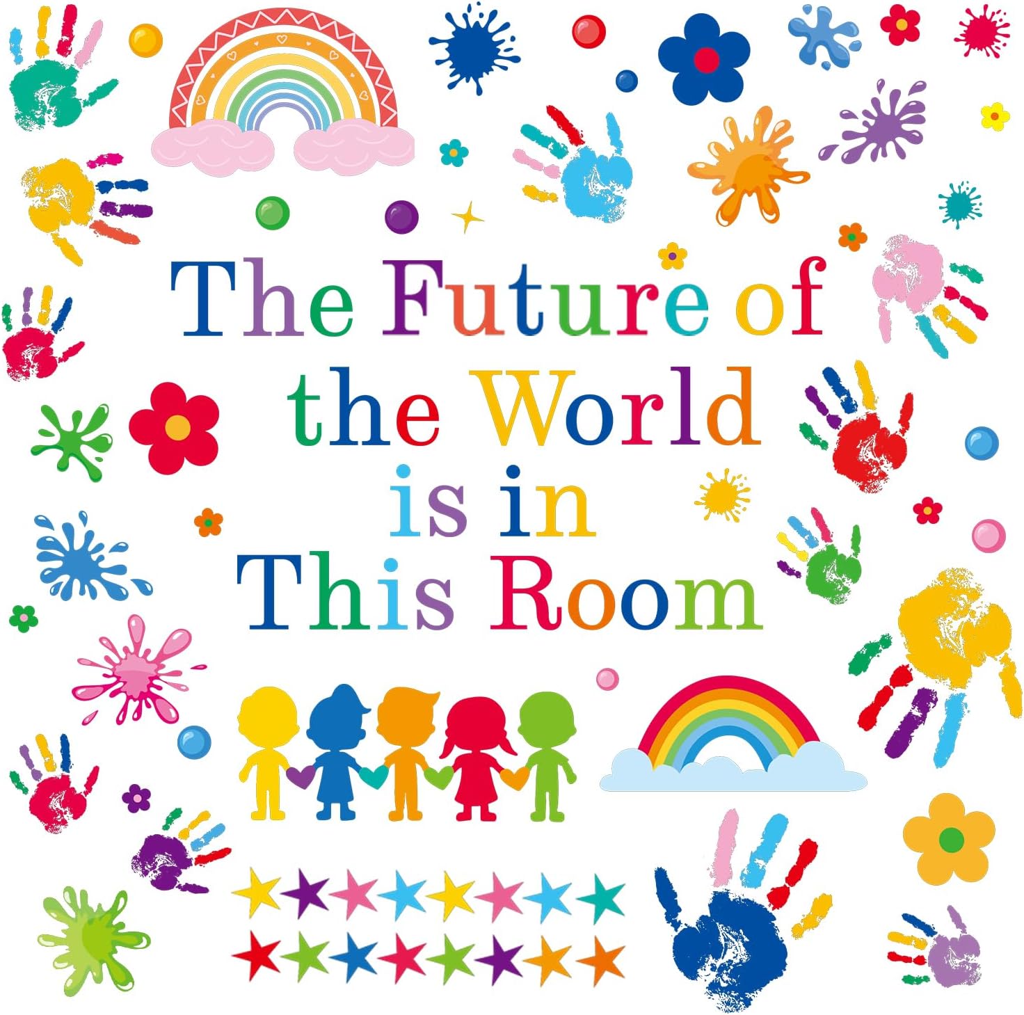 Amazon.com: ColorfuI Inspirational Wall Decals Positive Saying in This ...