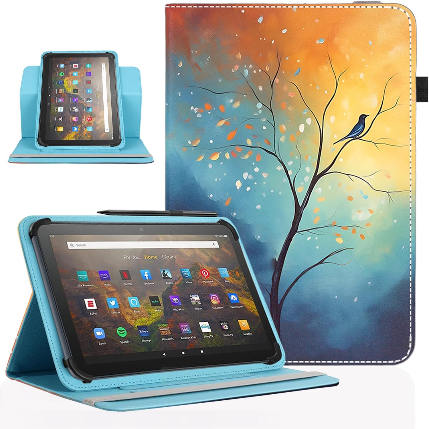 Amazon.com: Phondazvi Universal 10 10.1 Inch Android Tablet Case,360 ...