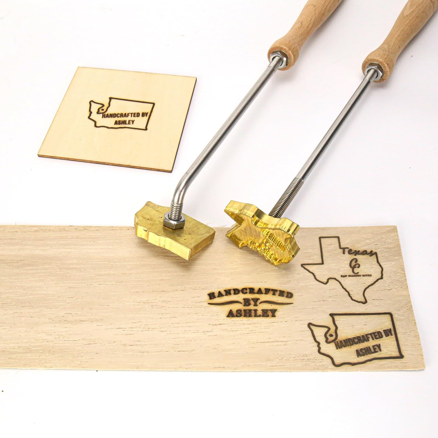 Amazon.com: Custom Branding Iron for Maps Cowhide Hat, Wood Branding ...