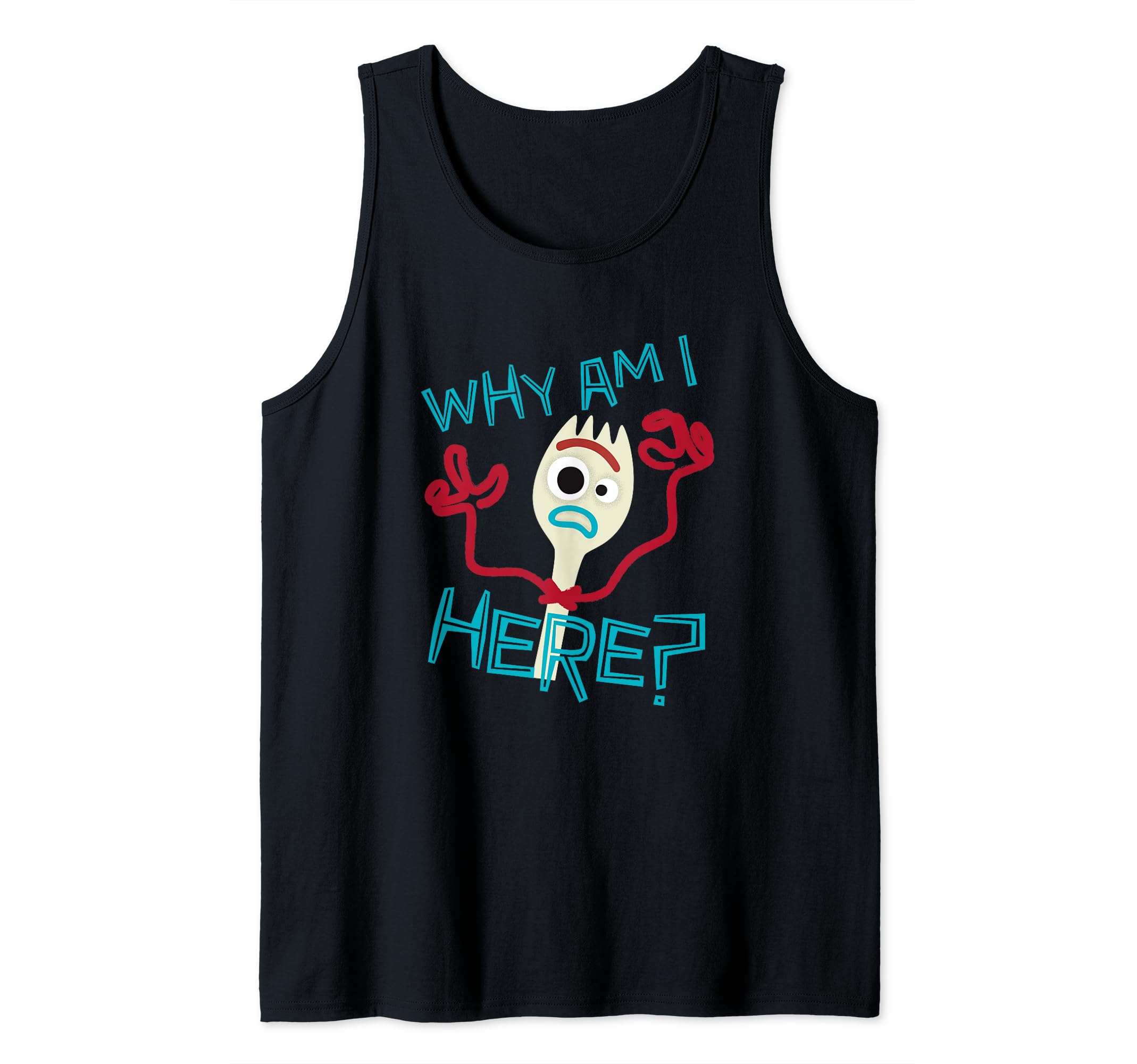 Amazon.com: Disney Pixar Toy Story 4 Cute Forky Why Am I Here? Logo ...