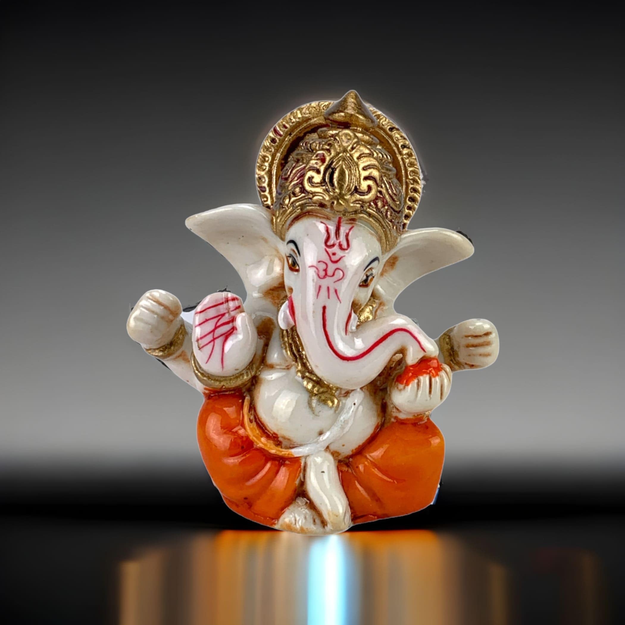 Amazon.com: Satre Online and Marketing 2.6" Small Ganesha Statue/Mini ...