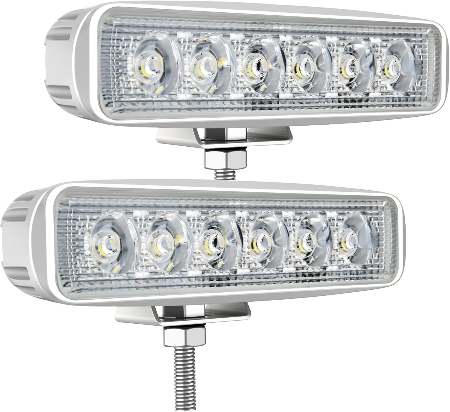 Amazon.com: YITAMOTOR 6'' LED Light Bar 36W 6 Inch Flood LED Work Light ...