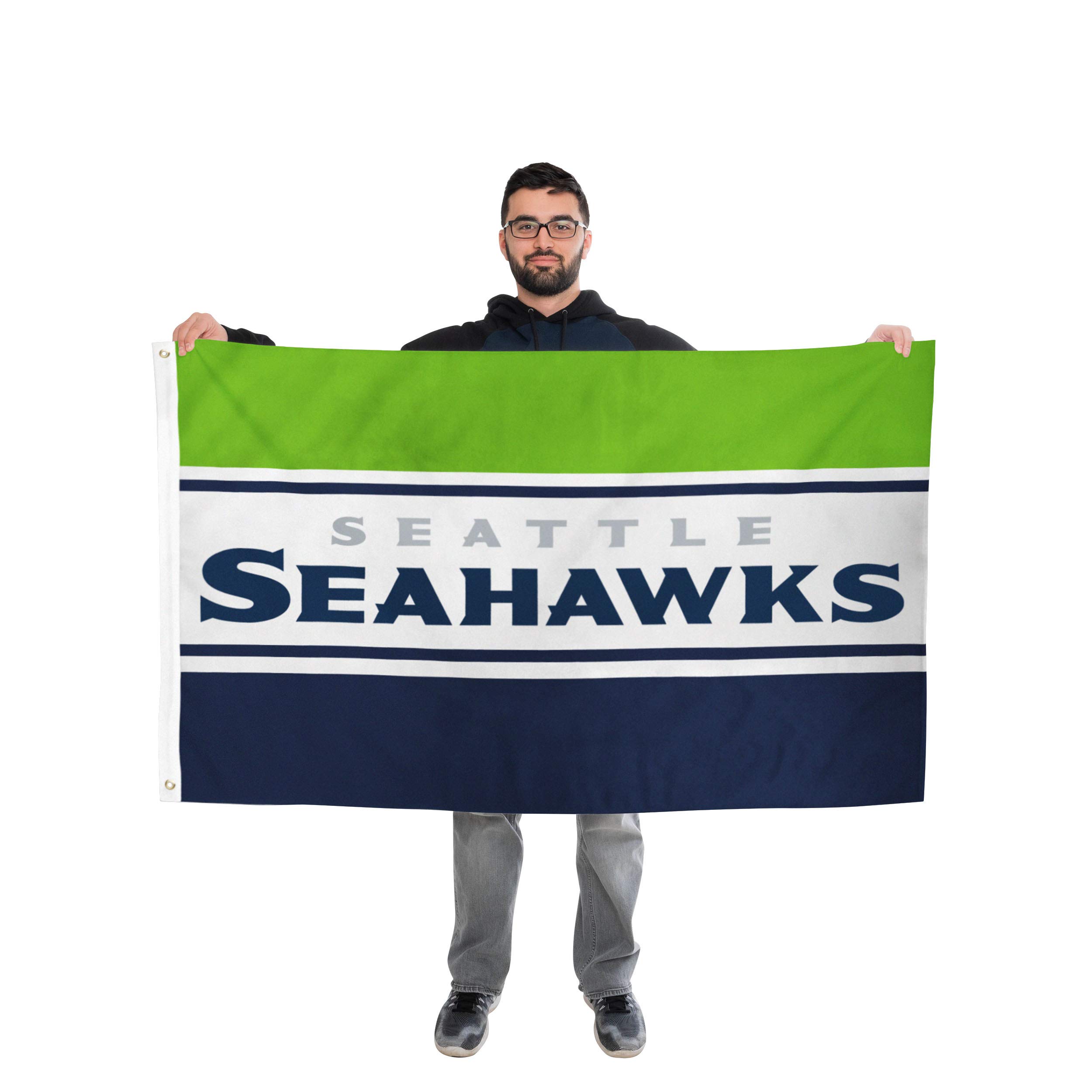 Snapklik.com : Seattle Seahawks NFL Horizontal Flag
