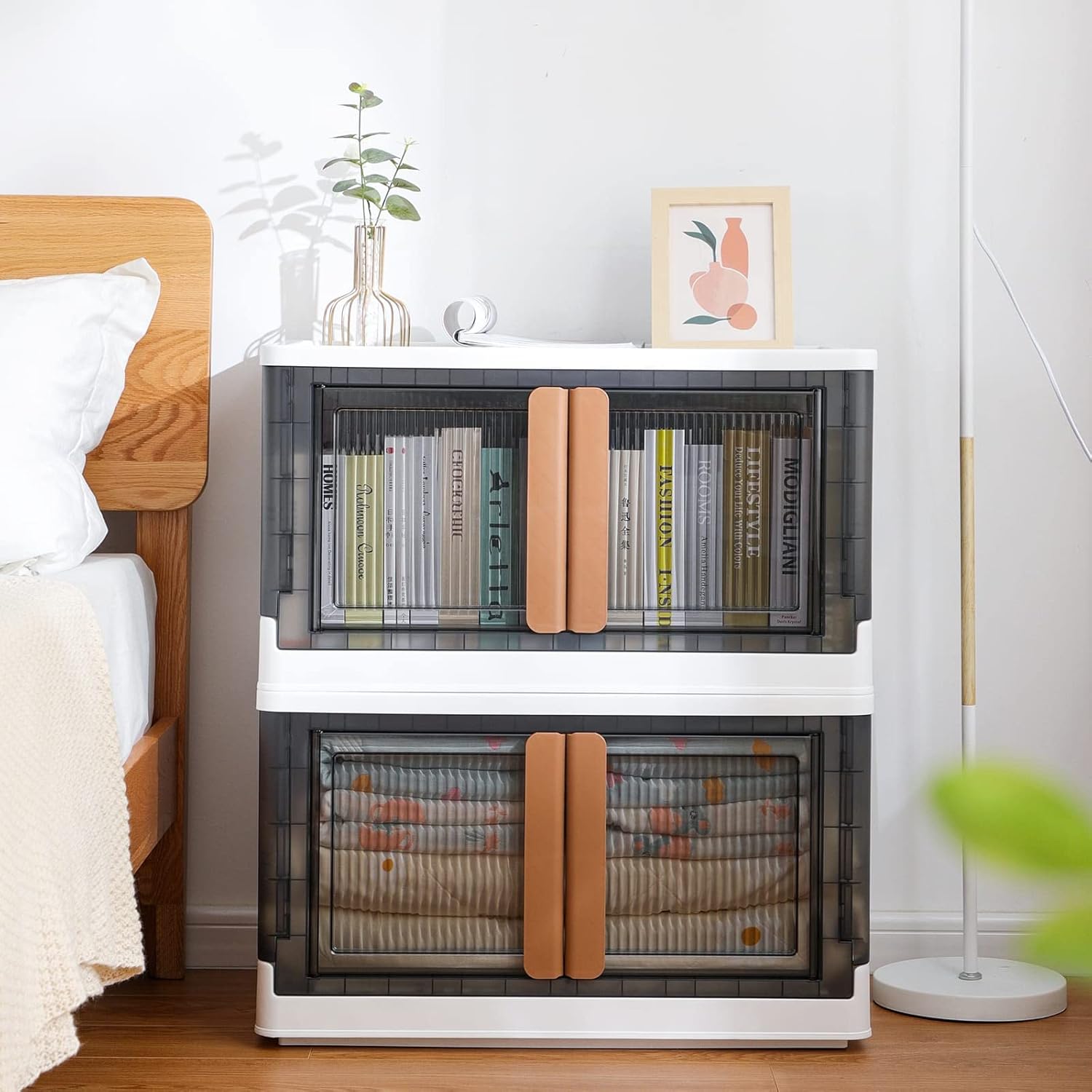 ciecie Contenedores de almacenamiento de plástico extra grandes de 76 ...