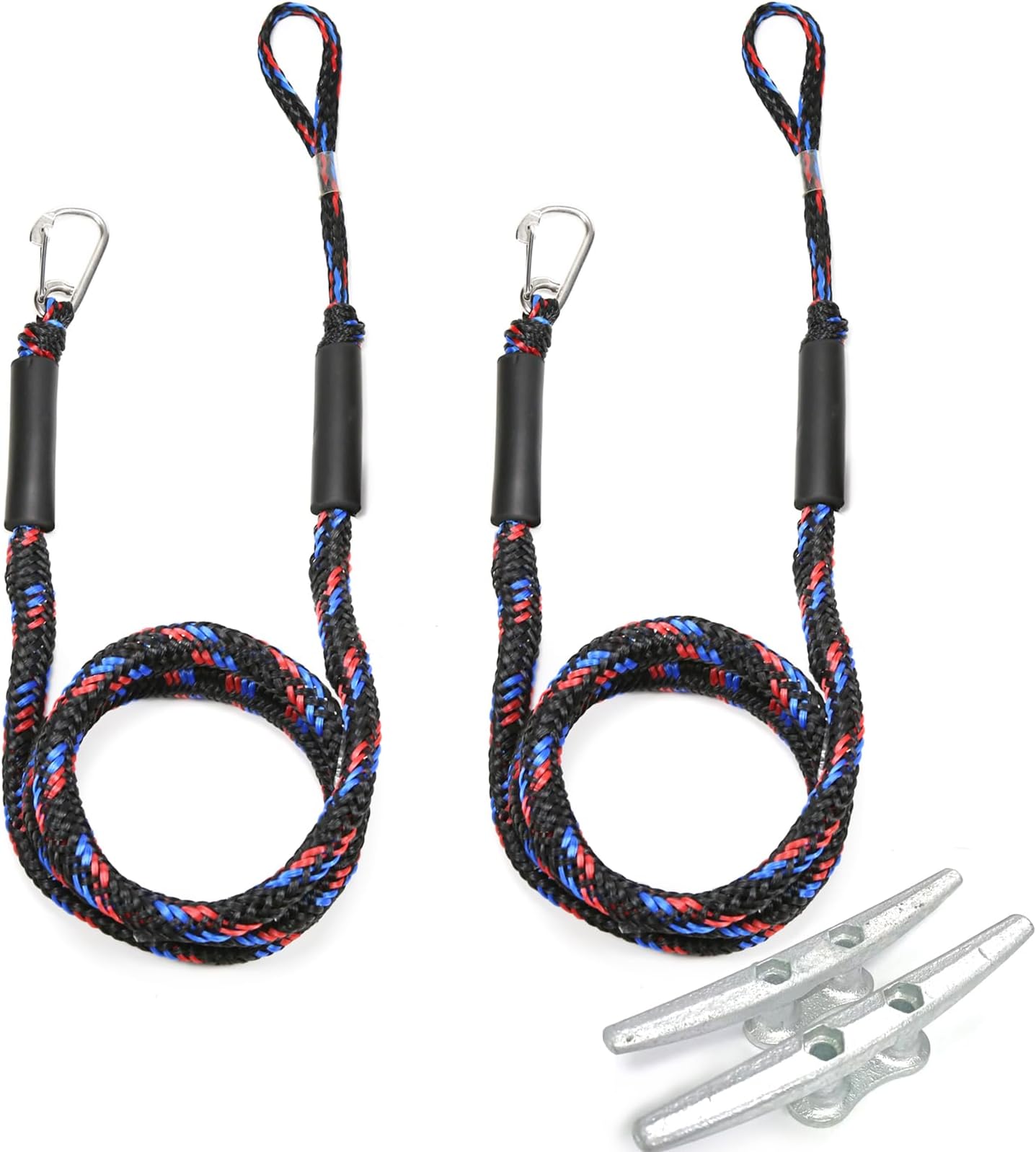 Amazon.com: 6 Feet Bungee Dock Lines, Boat Dock Rope Mooring Ropes with ...