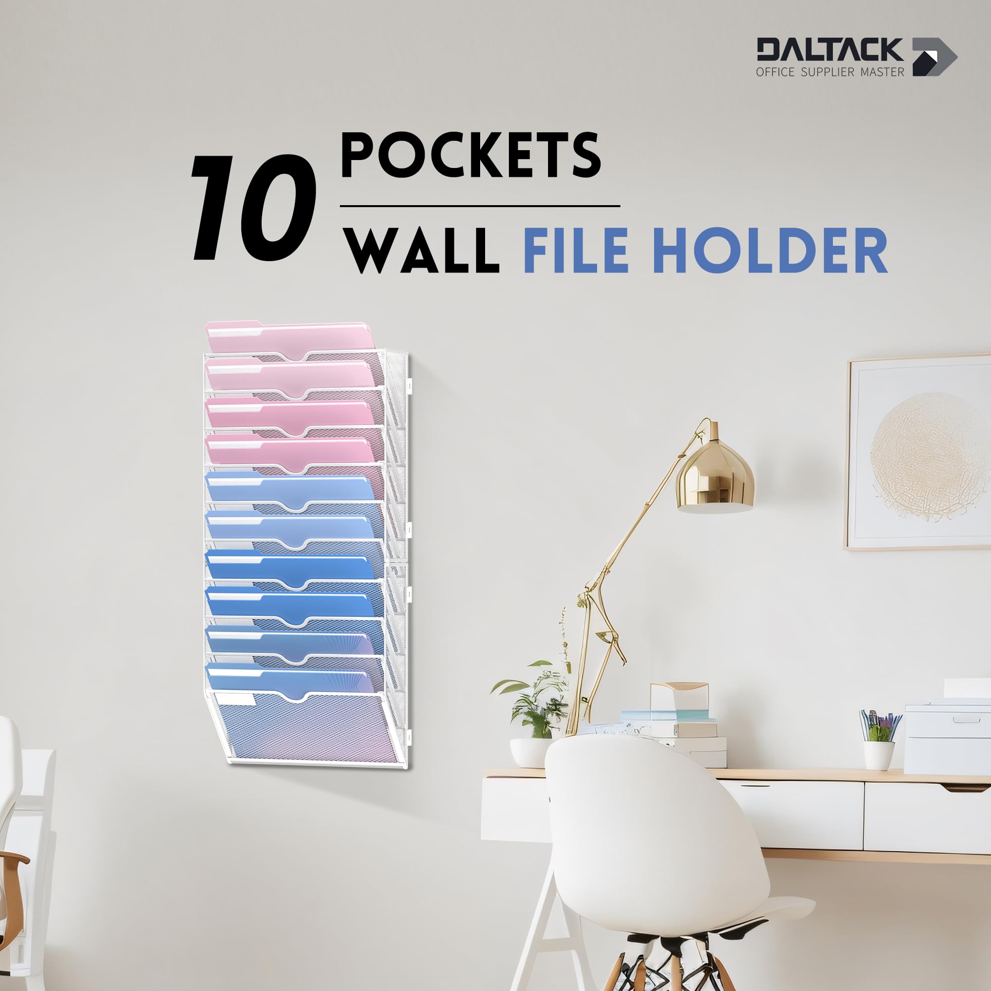 Snapklik.com : Wall File Organizer, 10 Tier Hanging File Organizer ...