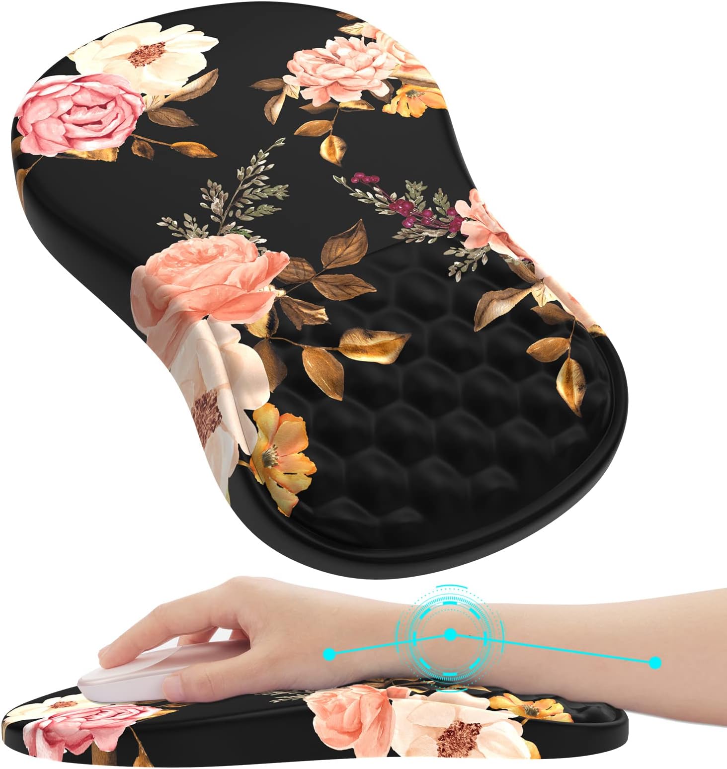 Amazon.com: Kasapti Ergonomic Mouse Pad with Wrist Support - Cute ...