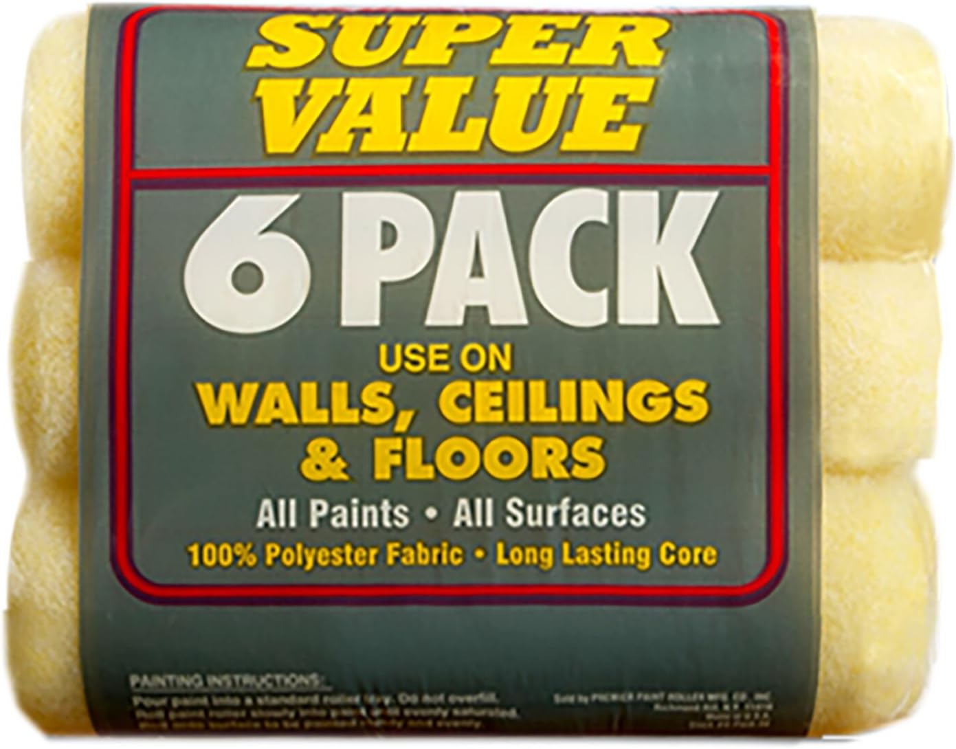 Amazon.com: Premier 9" x 1/2" Nap Polyester Roller Cover on ...