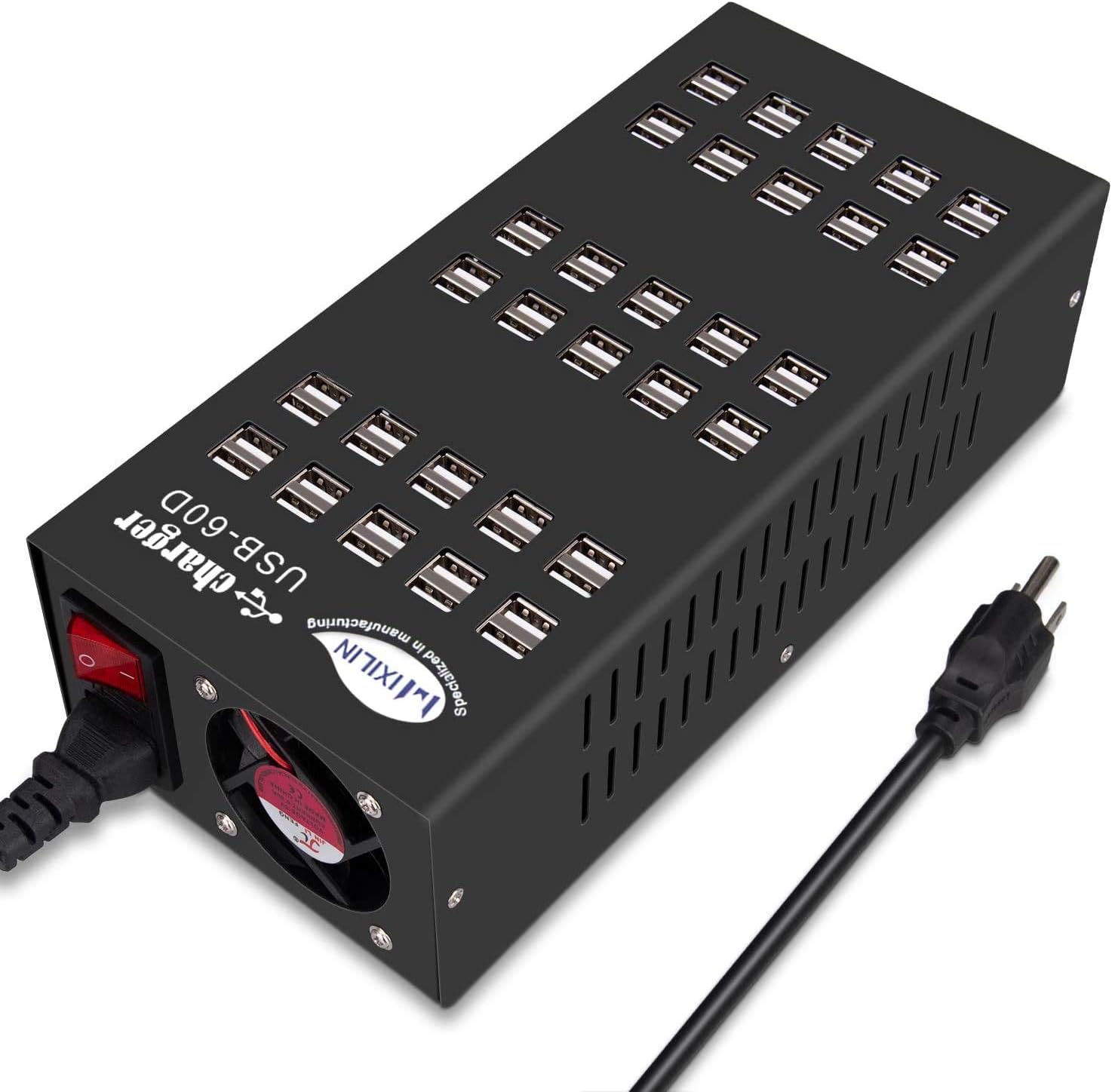 Amazon.com: 30-Port Charger, USB Charger Station, USB Fast Charger ...