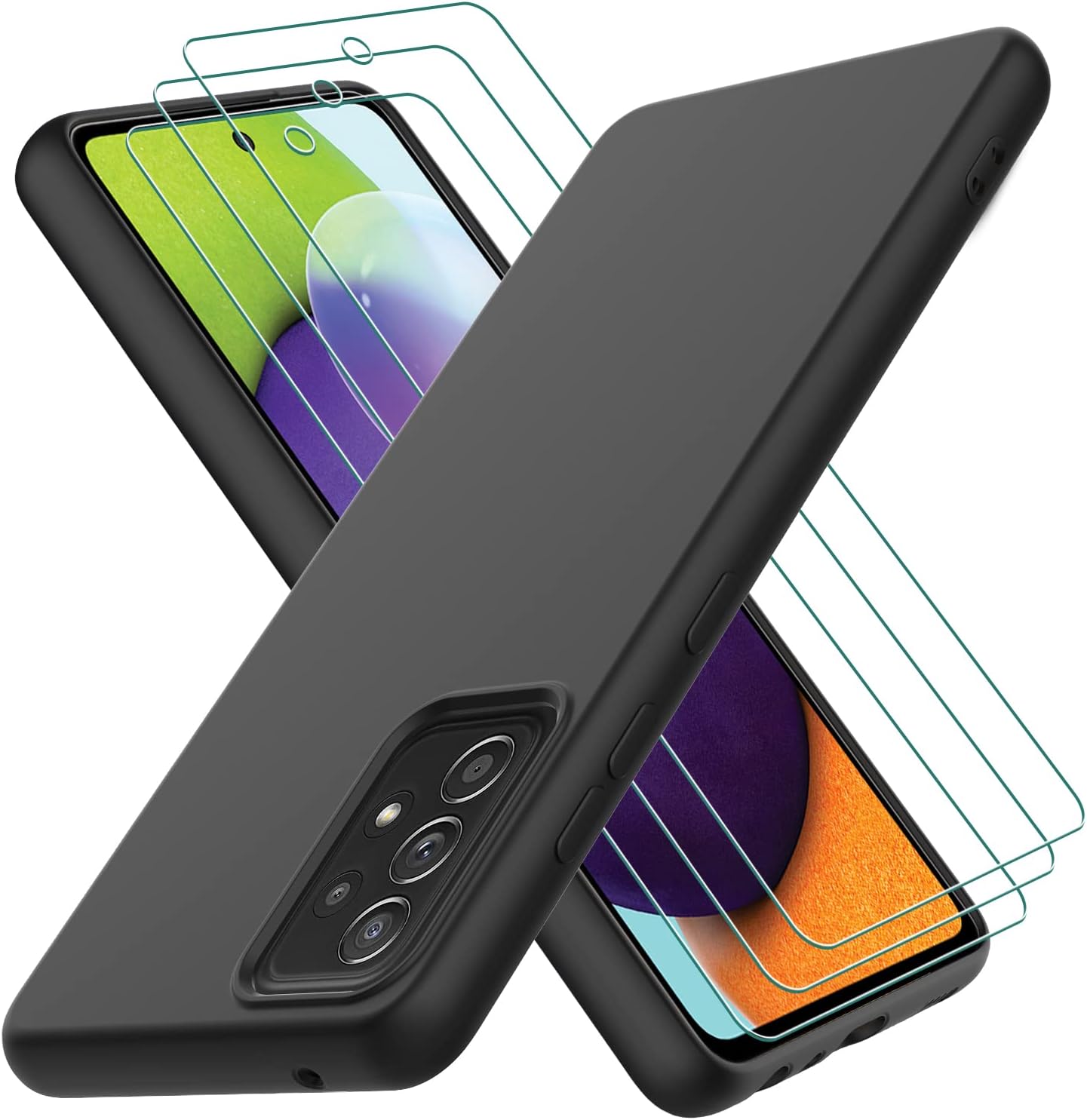 Coque Samsung Galaxy A52S 5G / A52 4G / 5G avec 3 Verre trempé ...