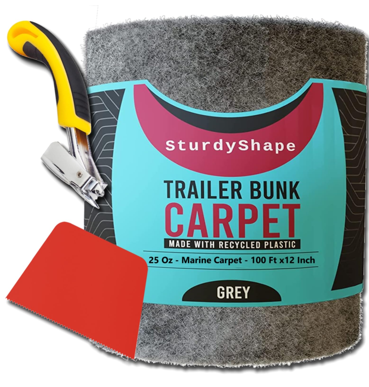 Amazon.com: SturdyShape Boat Trailer bunk Carpet -The Marine Carpet is ...