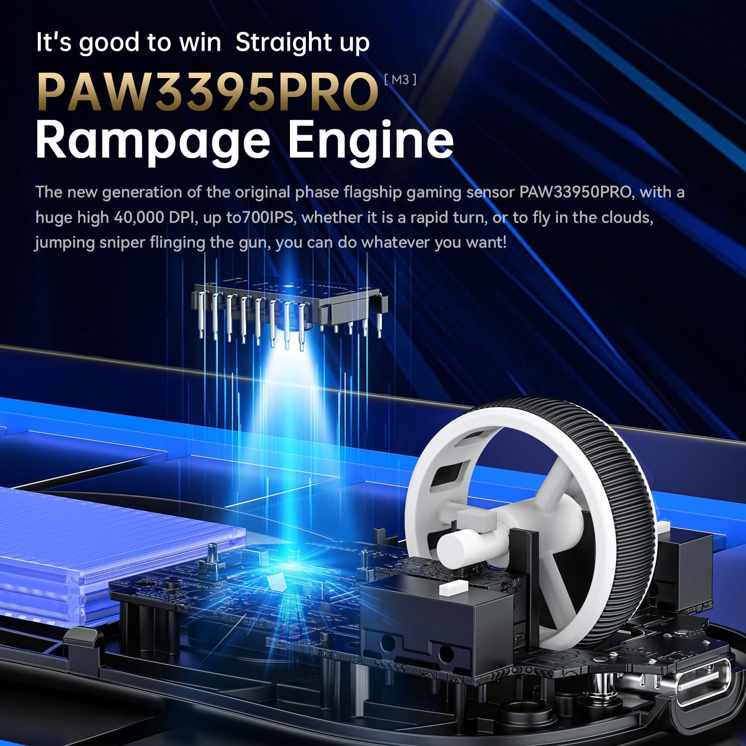 MAMBASNAKE M3 Wireless Gaming Mouse Instruction Manual