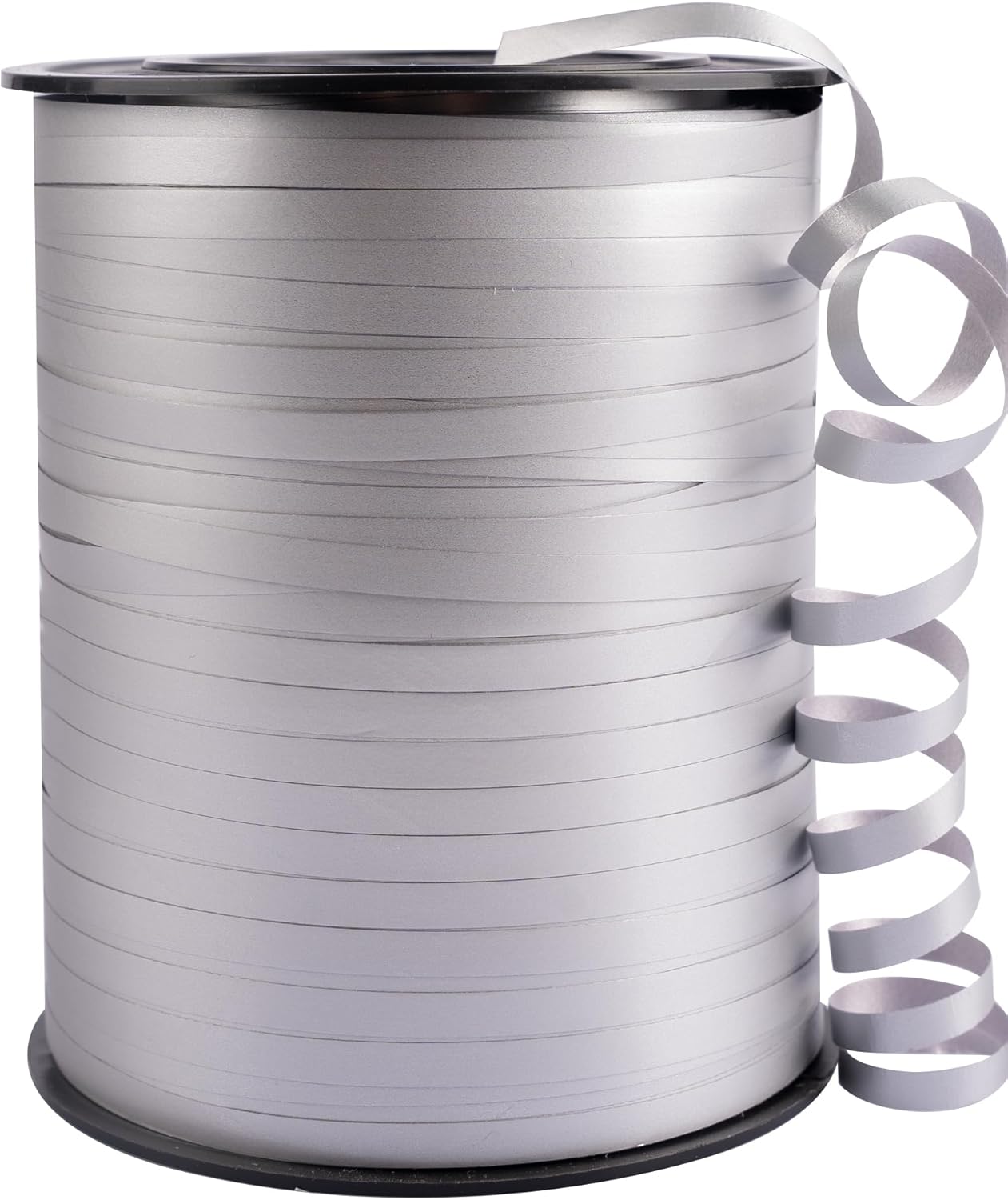 Amazon.com: PartyWoo Silver Curling Ribbon, 500 Yard Solid Color Ribbon ...