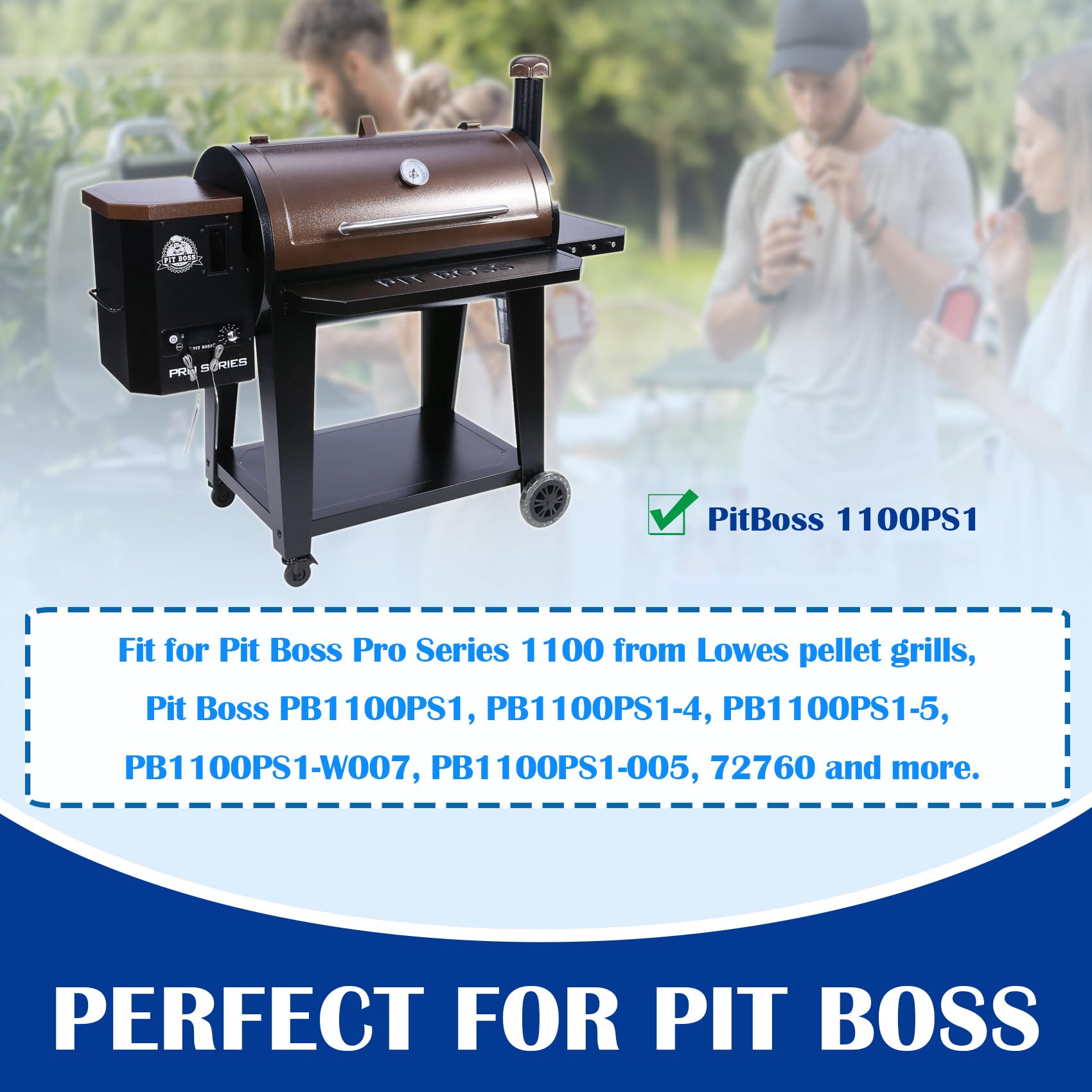 Snapklik.com : SafBbcue Flame Broiler Kit For Pit Boss Pro Series 1100 ...