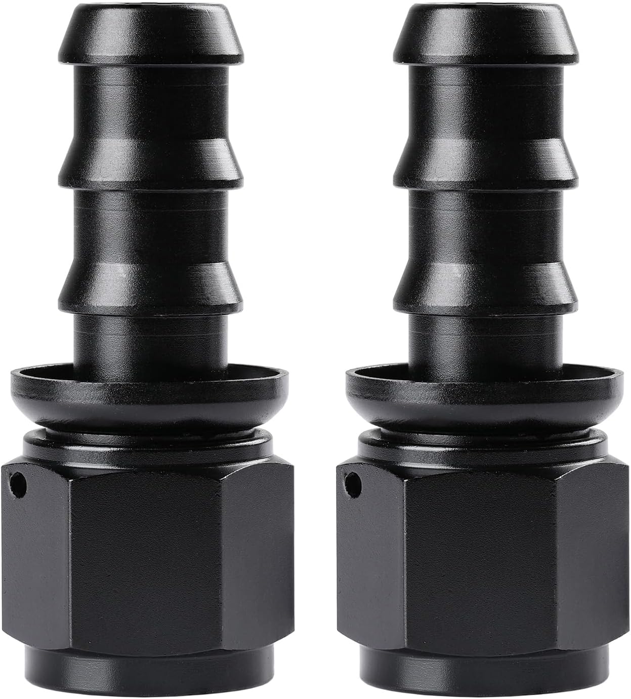 Amazon.com: ICT Billet Straight 10AN Orb to 3/8" Hose Barb Fitting ...